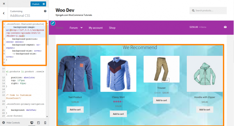 How To Customize Storefront Theme Css In Woocommerce Njengah